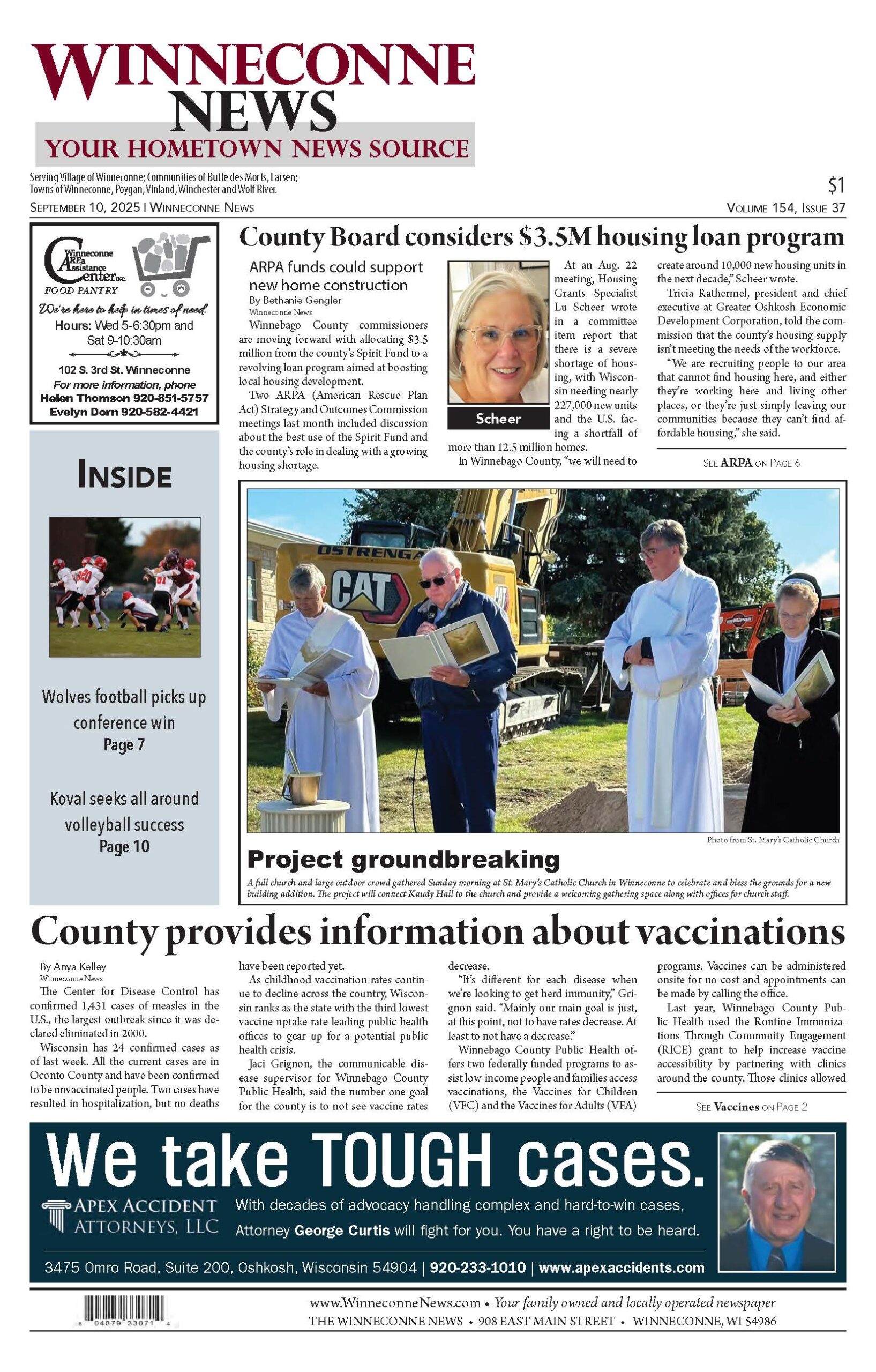 September 10, 2025 Winneconne News - Winneconne News
