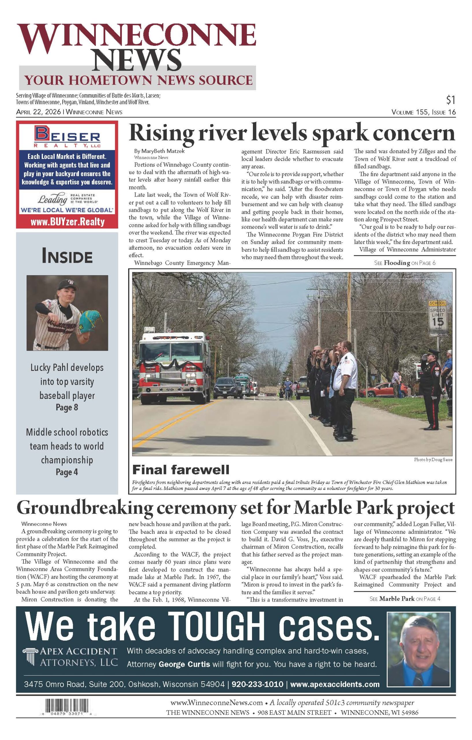 April 22, 2026 Winneconne News - Winneconne News